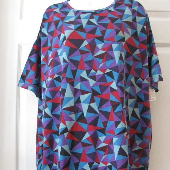 LuLaRoe | Tops | 25 Lularoe Irma Tunic Xs Nwt 36 Blue Purple Fits ...